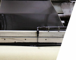 Knife over roll coating